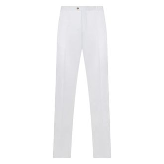 Fedeli Klassische schmale Hose - - Trousers - Herren - Wei&szlig; - 3XL