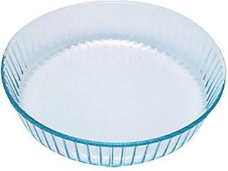 Pyrex Bake & Enjoy Glass Fluted flan dish Hohe Widerstand 26 cm