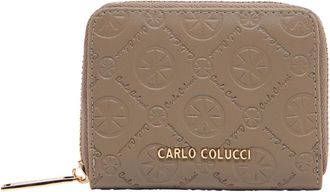 Carlo Colucci Kleines Portemonnaie - - Accessories - Damen - Beige - ONE SIZE