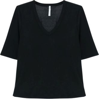 Imperial Femme, Tops, Noir, Taille: 40 FR T-Shirt