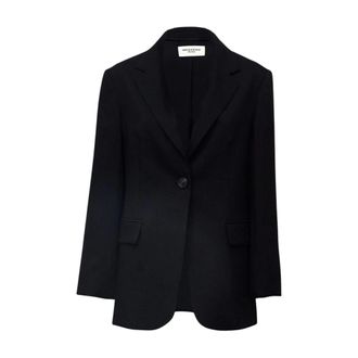 Max Mara Klassischer einreihiger Blazer - - Jackets - Damen - Schwarzk - M