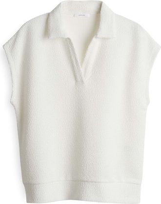 OPUS Damen Sweatshirt | GOSTE Regular Shirt aus strukturierter Sweatware Milk, 38