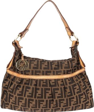 Fendi Crossbody Bags - Fendi FF Monogram Chef Handbag - Gr. unisize - in Braun - f&uuml;r Damen