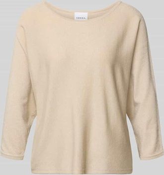 Comma Relaxed Fit Pullover aus Viskose-Mix in Strick-Optik