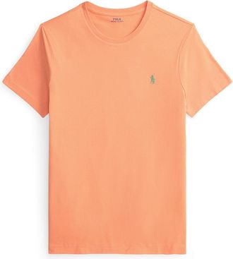 Ralph Lauren Leichtes T-Shirt mit Pony-Stickerei, Custon Slim Fit in