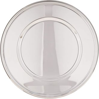 Silberkanne Silberkanne Platzteller 33 cm Fadenmuster Silber Plated versilbert in Premium Verarbeitung