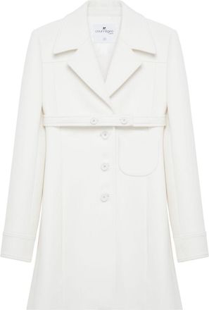 Courrèges manteau à taille ceinturée - Tons neutres