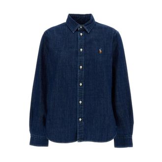 Polo Ralph Lauren Sporthemd aus Webstoff - - Blouses & Shirts - Damen - Blau - 2XS