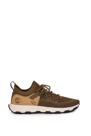 Timberland Herren Low Sneaker Winsor Trail Olivgr&uuml;n Leder & Textil, Gr&ouml;&szlig;e:42, Farbauswahl:gr&uuml;n