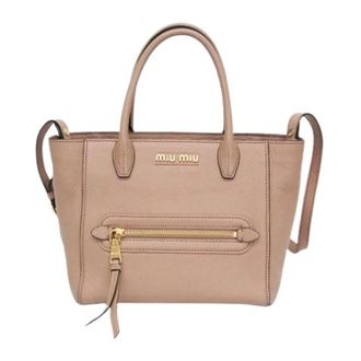 Miu Miu Pre-owned Madras 5Bg143 Handtasche - - Pre-owned - Damen - Rosa - ONE SIZE