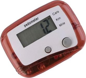 Generic Passagnello - Grad-Z&auml;hler | Schrittz&auml;hler f&uuml;r Schritte Clip auf | Meilen zu Fu&szlig; Meilen/km Kalorienz&auml;hler Zeit f&uuml;r t&auml;gliches Training Digital LCD Displ