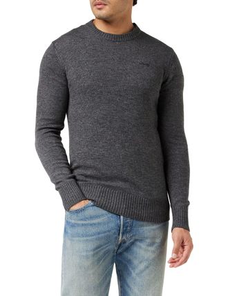 Schott NYC Herren Pllance1 Pullover, Anthracite, Large
