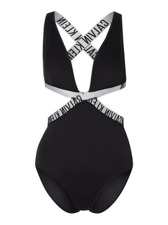 Calvin Klein Underwear Badeanzug mit seitlichen Cut Outs - wattiert