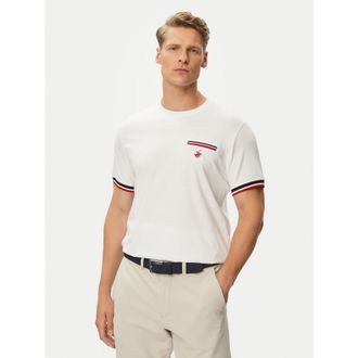 Beverly Hills Polo Club T-Shirt P-SS26M-TS0112 Wei&szlig; Regular Fit