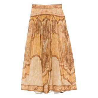 Zimmermann Femme, Jupes, Jaune, Taille: 40 FR Jupe Maxi Wanderlust