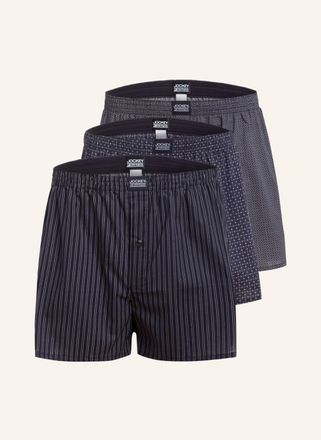 Jockey 3er-Pack Web-Boxershorts blau