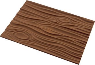 Silikomart | Silikon-Kuchenmatte MAGIC WOOD MAT, Antihaft, 1er Pack Kuchenmatte, 3D Design, 250 x 185 mm, h 6 mm, Made in Italy