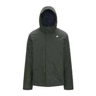 K-Way Twill Marmot Jacke - - Jackets - Herren - Gr&uuml;n - M