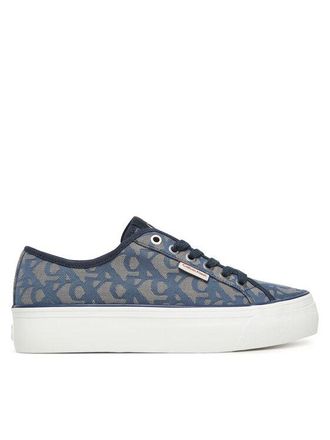 Calvin Klein Jeans Sneakers Vulc Flatf Jacquard YW0YW01965 Dunkelblau