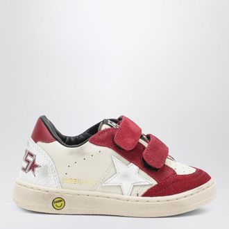 Golden Goose Ball Star sneakers in white/red
