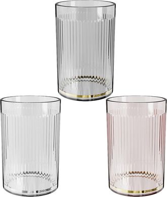 Angoily 3 St&uuml;ck Pack Wiederverwendbare Zahnb&uuml;rstenbecher Rund Bpa Freier Mundsp&uuml;lbecher in Wei&szlig; Schwarz und Pink Platzsparend f&uuml;r Badezimmer und Reisen