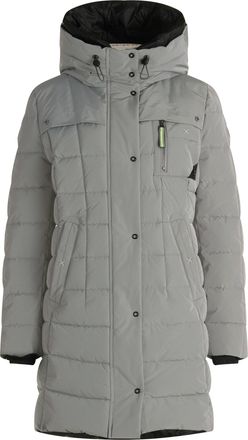 AMBER & JUNE Winterjacke AMBER & JUNE Damen Winterjacke mit Kapuze, Damen, Gr. 34, salvia, Obermaterial: 100% Polyester. Besatz: 100% Polyamid. Futter: 100% Polyam