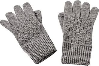 Generic Gants dhiver unisexes en laine tricot&eacute;e - Couleur unie - Mitaines froides - Pour lhiver - Gris - Taille unique