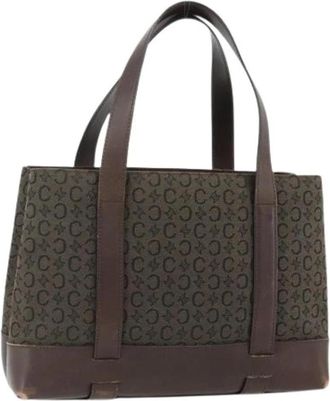 Celine Pre-owned Vintage Macadam Canvas Hand Bag - - Pre-owned - Damen - Braun - ONE SIZE