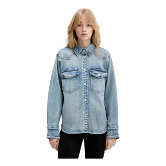 Gestuz Denim Shirts - - Blouses & Shirts - Damen - Blau - M