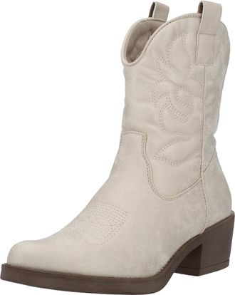 Elara Damen Stiefeletten Cowboy Boots Chunkyrayan DES952 L-Gold PU 39