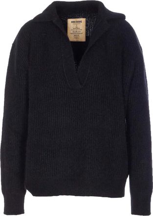 Uma Wang Pull Col Rond - Noir