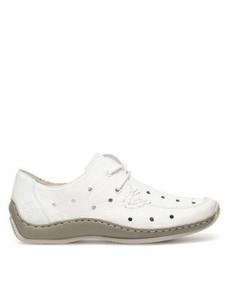 Rieker Halbschuhe L1715-80 Wei&szlig;