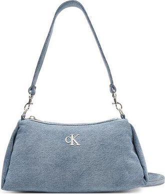 Calvin Klein Handtasche Denim Layla Shoulder Bag Sm LV04F3222G Blau