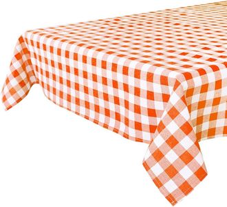 Talking Tables Tischdecke mit Gingham-Muster, wiederverwendbar, für Innen- und Außenbereich, maschinenwaschbar, Picknick, Grillparty, Halloween-Dekoration, 180 x 140