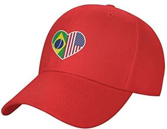 Generic Casquette Trucker Jaime LAm&eacute;rique Et Le Br&eacute;sil Bonnet De Golf R&eacute;glable,Anti UV Casquettes Sports pour Tennis Sport Running