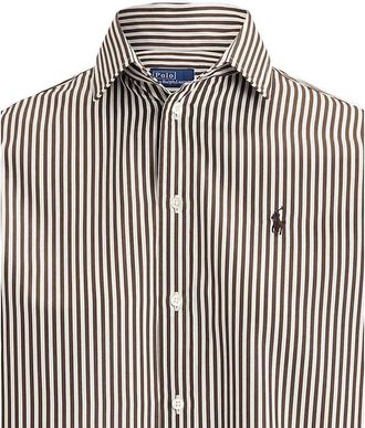 Ralph Lauren Striped Cotton Shirt - Brown