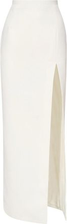 Alessandra Rich Jupe Midi - Blanc