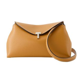 Toteme T Lock Clutch - Brown