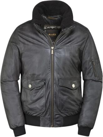 Moorer Homme, Vestes, Noir, Taille: L Folco-Pe1