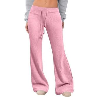 Generico Pantalon de sport pour femme Curvy Pantalon de jogging pour femme avec cordon de serrage dhiver, pantalon doux et confortable, pantalon de surv&ecirc;tement