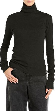 Replay Damen Pullover mit Rollkragen, Black 098 (Schwarz), XS