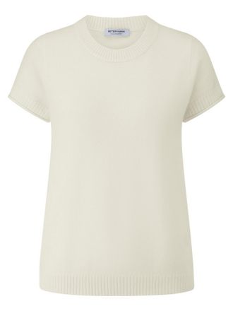 Peter Hahn Rundhals-Pullover Peter Hahn weiss
