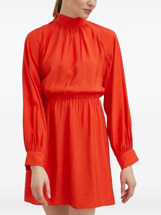 Sams&oslash;e & Sams&oslash;e robe courte &agrave; col nou&eacute; - Orange