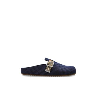 Burberry Homme, Chaussures, Bleu, Taille: 42 1/2 EU Mules Urchin