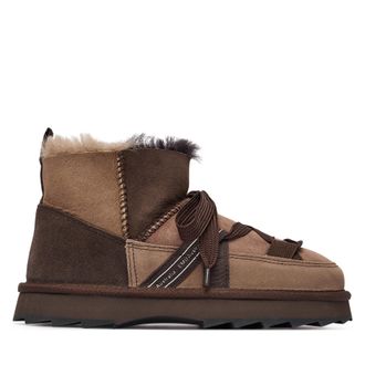 Emu Schneeschuhe EMU Australia Blurred Micro Patchwork W13195 Dunkelbraun