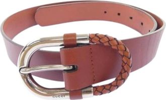 Gucci Ceinture Vintage Pre-owned - Homme - Pre-owned - Brun - Taille: ONE Size