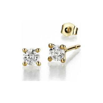 Cleor Boucles doreilles en or 375/1000 et diamant