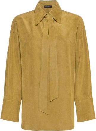 Elena Miro Femme, Blouses et Chemises, Jaune, Taille: 38 FR 028 Senape Polo