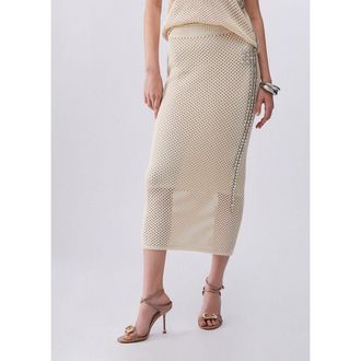 Liu Jo Jupe longue en maille r&eacute;sille
