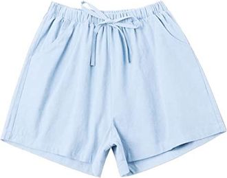 Generic Surv&ecirc;tement pour femme - Pantalon haut &eacute;l&eacute;gant, bleu ciel, 3XL